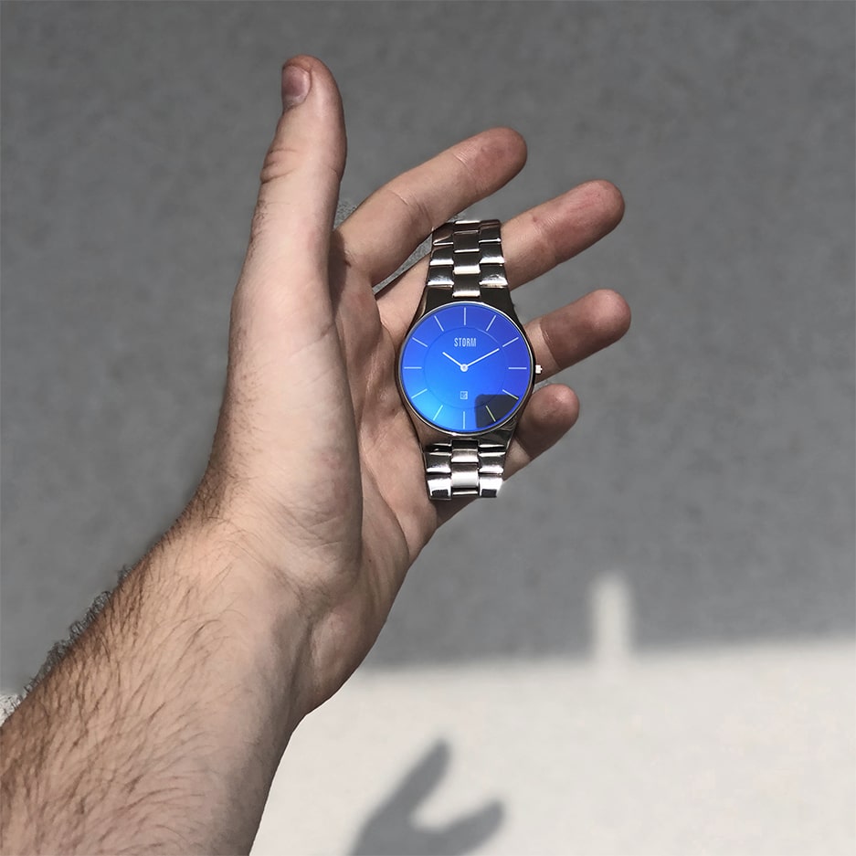 Men's STORM Slim-X Xl Lazer Blue Watch (47159/B) - StormWatches.com ...